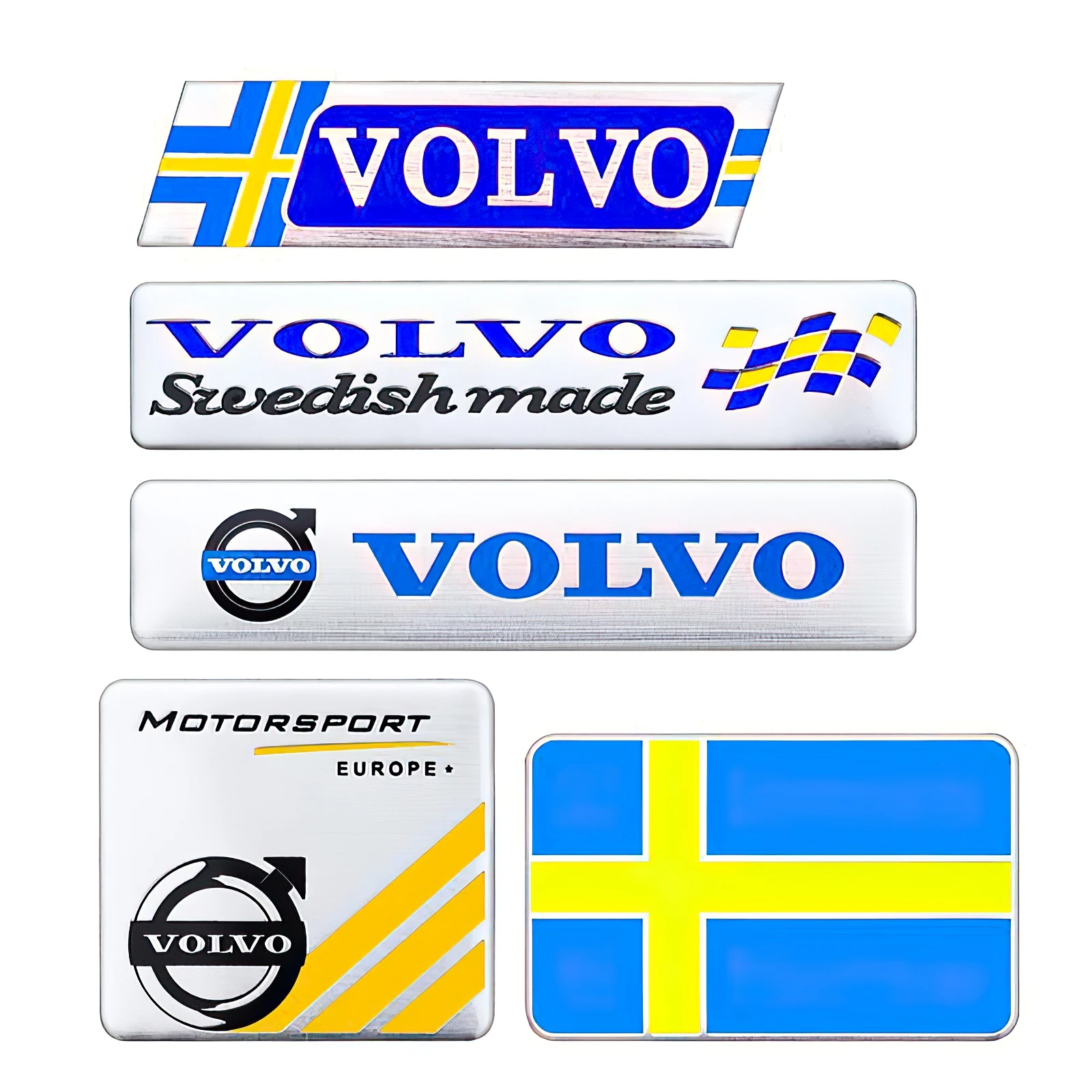 Car-Specific-Metal-Badge-Stickers-Auto-Trunk-Decal-For-Volvo-XC90-V90 ...