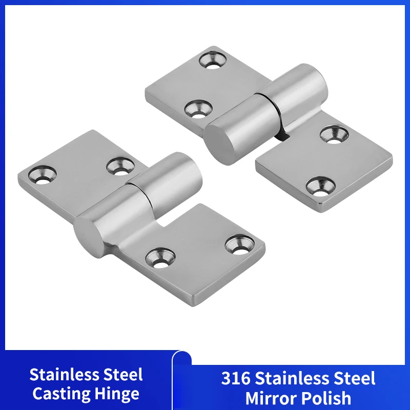 Alastin Stainless Steel Polished Left Right Hand Pull Apart Hinge ...