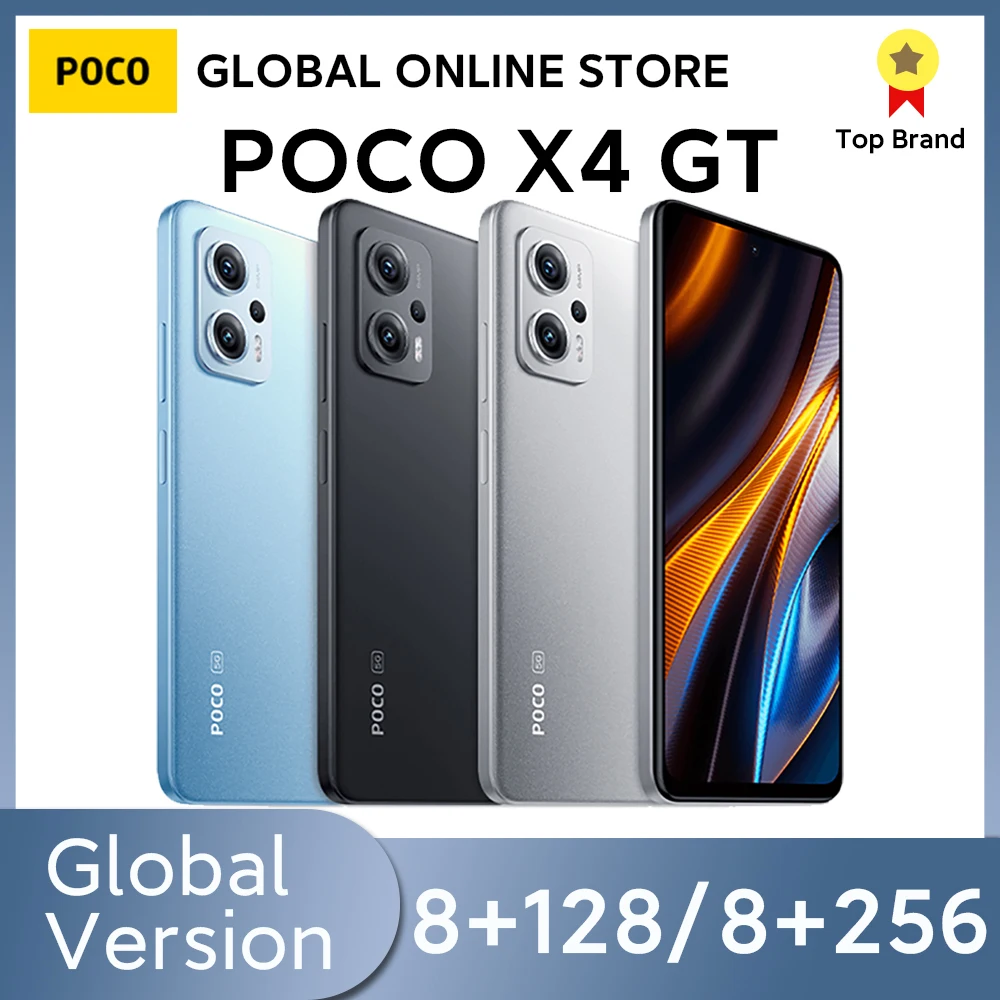 Versão Global POCO X4 GT 5G 128GB/256GB Dimensity 8100 144Hz ...