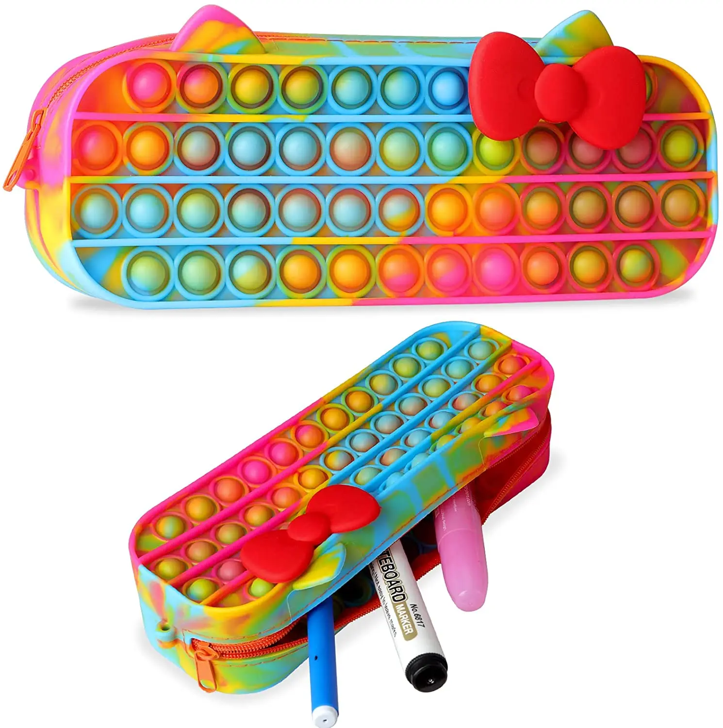 Pencil-Case-Fidget-Pencil-Pen-Cases-Sensory-Silicone-Bubble-Toy ...