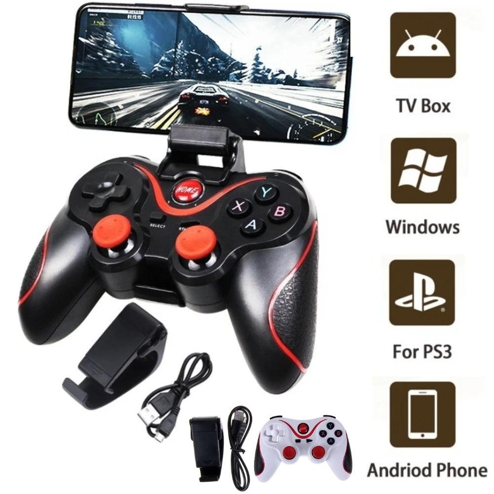 T3 Wireless Bluetooth-compatible Gamepad Gaming Controller for Android ...
