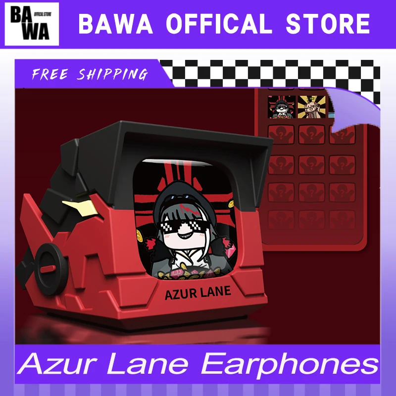 Azur Lane Cube Kms Official Bluetooth 5.3 Earphones Wireless Ipx4 ...