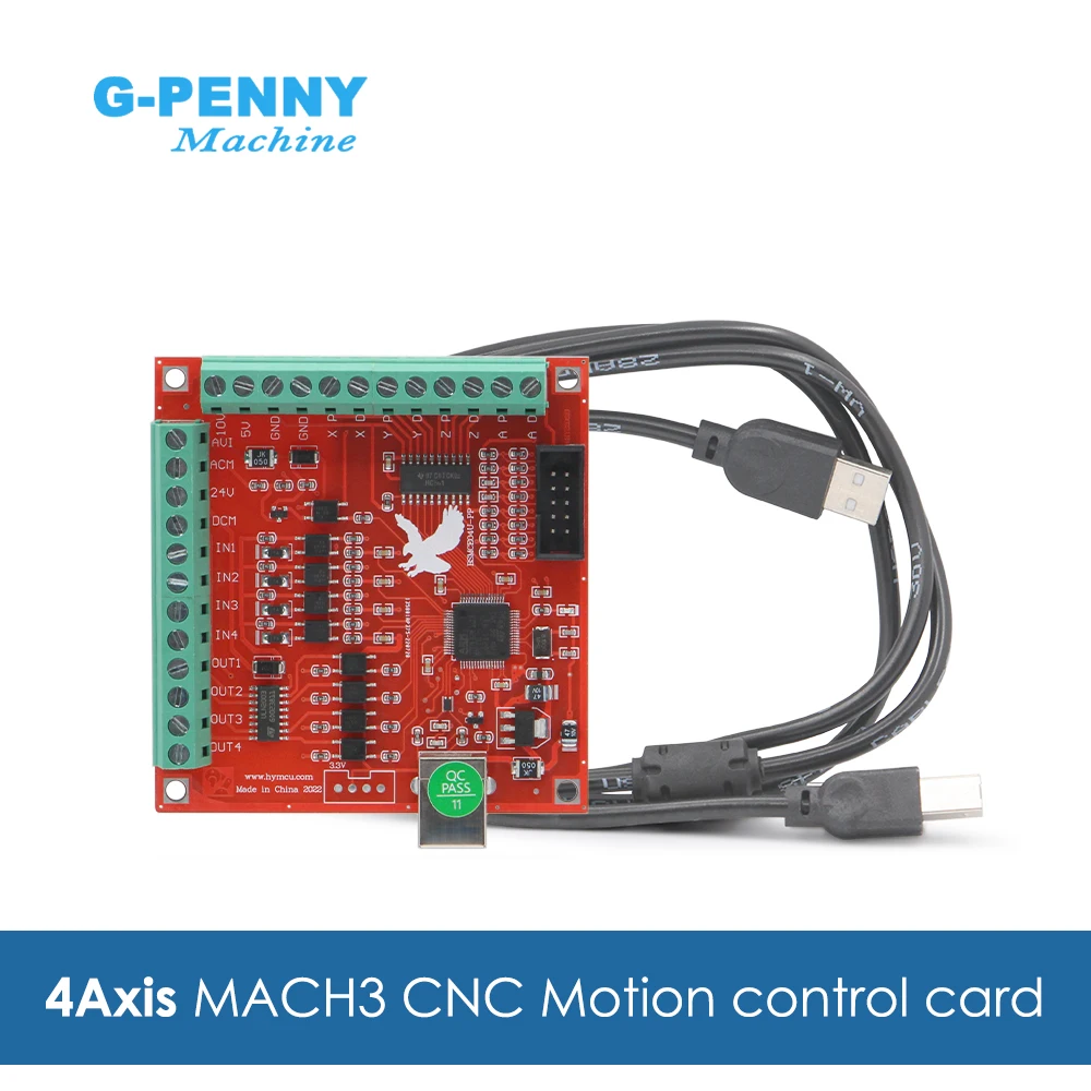 4 Axis Cnc Controller | Mach3 Cnc Controller | Mach3 Control Board ...