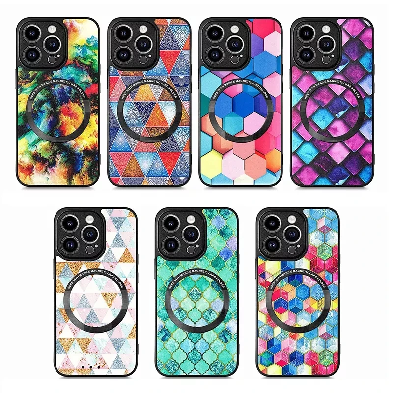 Colorful-Painted-Macsafe-Magnetic-Soft-Case-for-Magsafe-IPhone-14-13-11 ...
