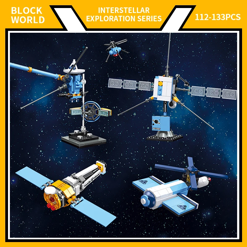 Interstellar-exploration-Building-Blocks-Soft-Plastic-Space-satellite ...