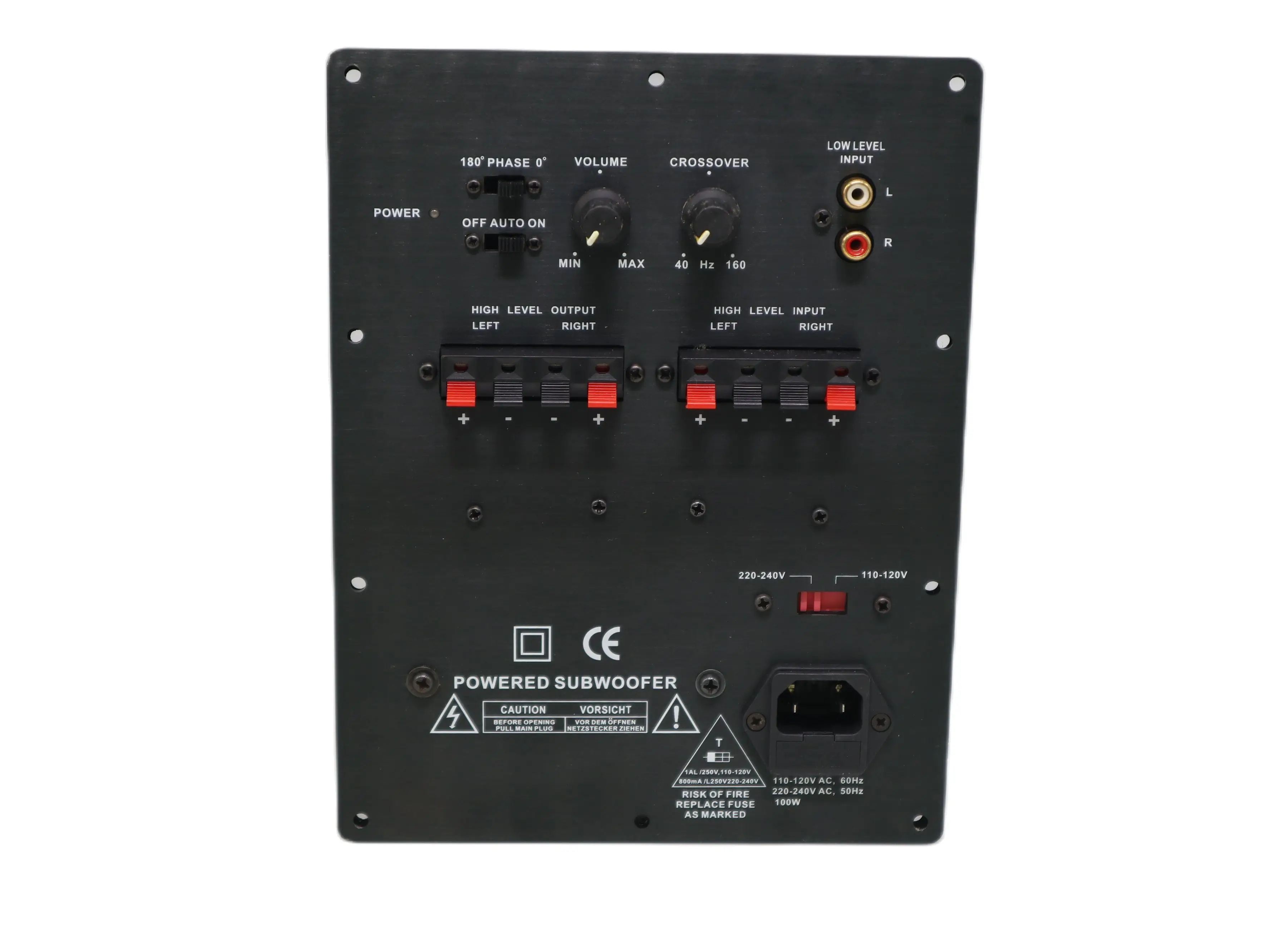 1.0 power amplifier subwoofer board audio amplifier placa amplificador ...