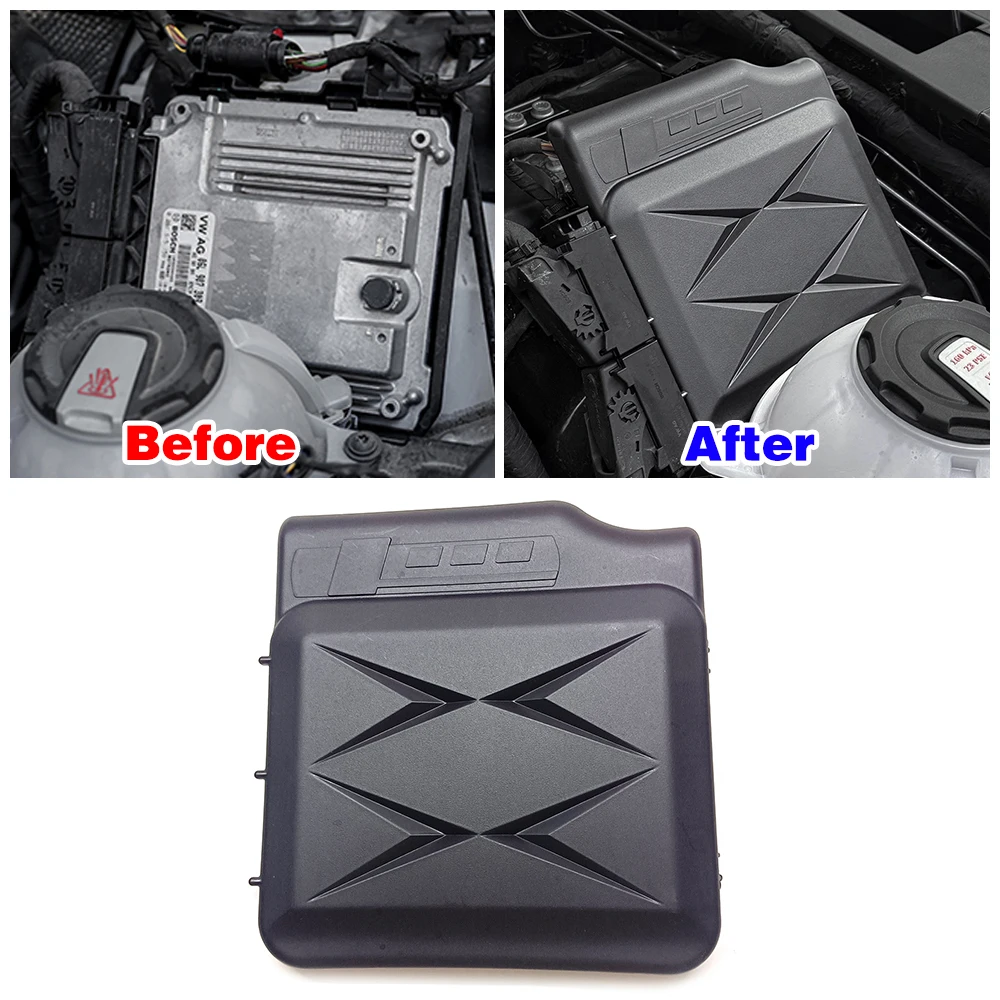 For Audi Q5 Q5L 2018 UP ECU Electronic Control Unit Protection Cap Engine Computer Board ...