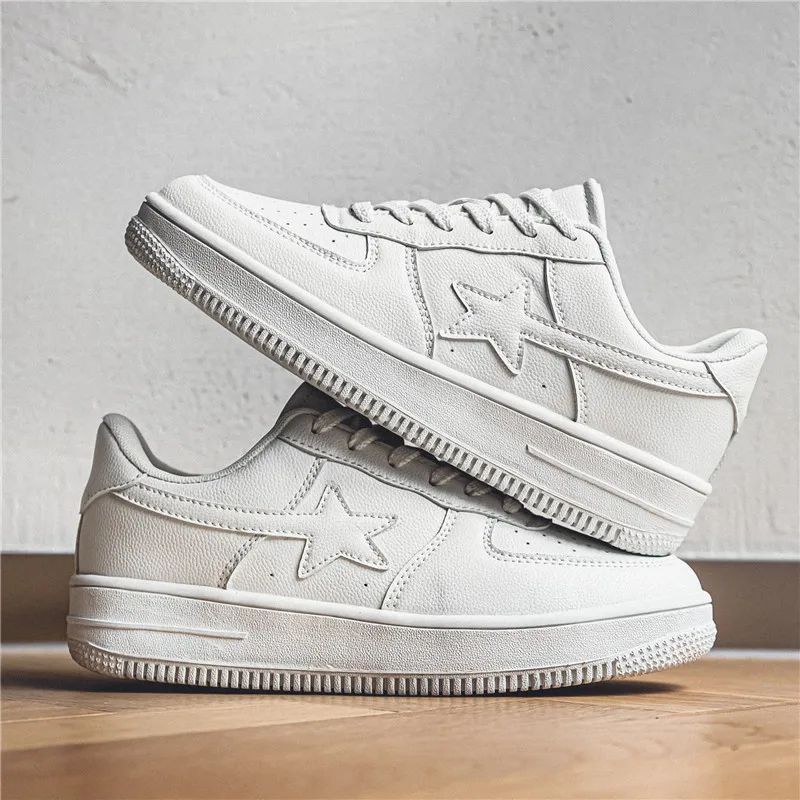 Sapatilhas-casuais-com-estrelas-para-homens-sapatilhas-de-skate-t-nis-t ...