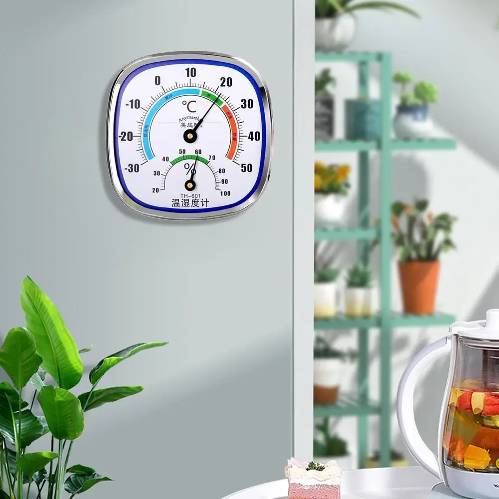 Wall-Mounted-Temperature-Humidity-Gauge-Indoor-Outdoor-Thermometer ...