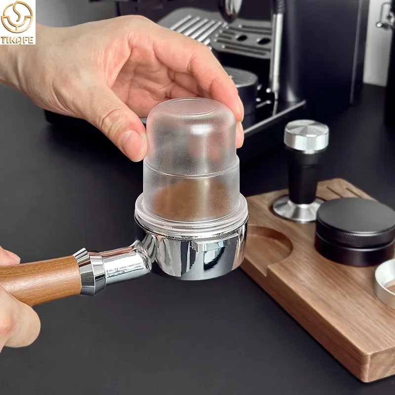 51/53/58mm Transparent Coffee Dosing Cup Powder Feeder Grinder Sniffing ...