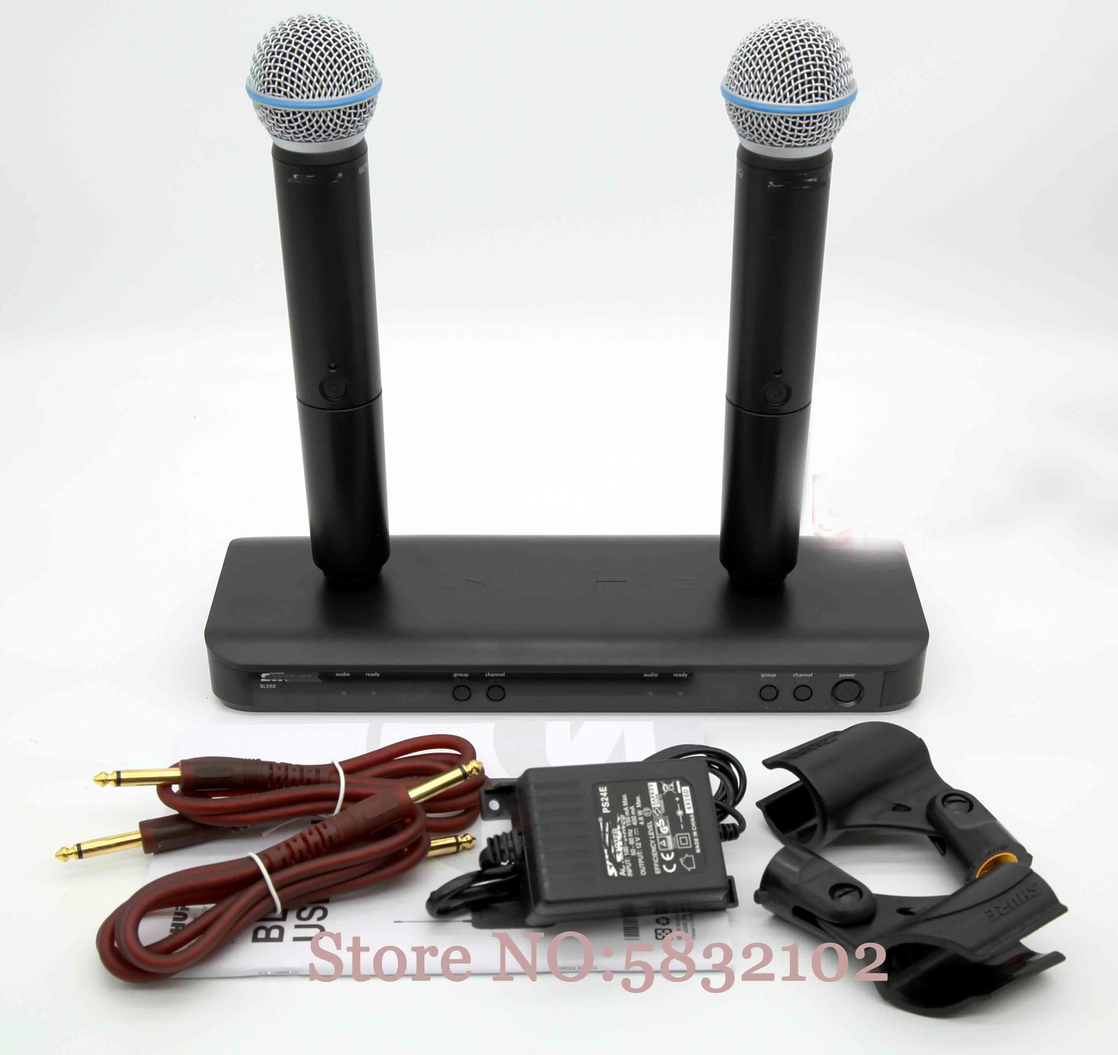 High-Quality-BLX-High-Quality-Wireless-Microphone-System-Kit-For-Stage ...