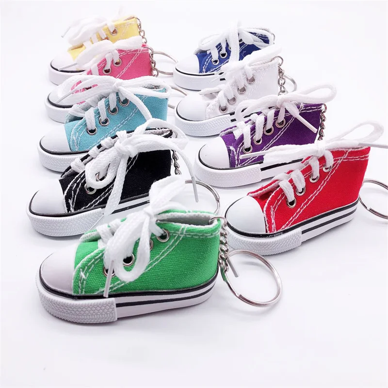 Cute-Mini-Canvas-Sneaker-Keychain-Tennis-Shoes-Key-Chain-Sport-Shoes ...