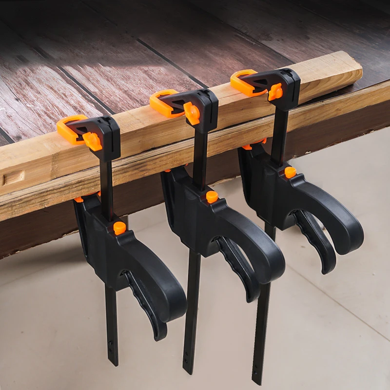 4Inch-Quick-Ratchet-Release-Speed-Squeeze-Wood-Working-Work-Bar-Clamp ...