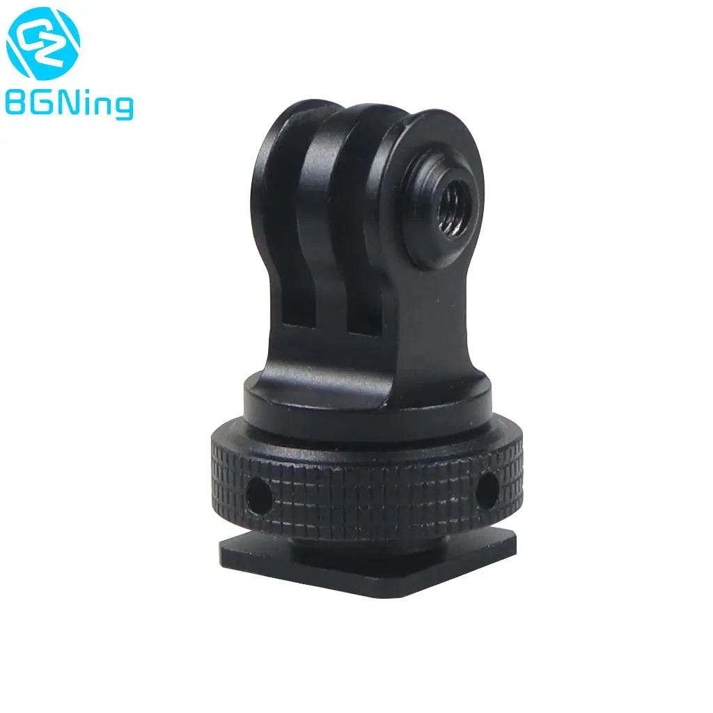CNC-360-Swivel-Cold-Shoe-Base-Tripod-Adapter-Mount-for-GoPro-13-12-11 ...