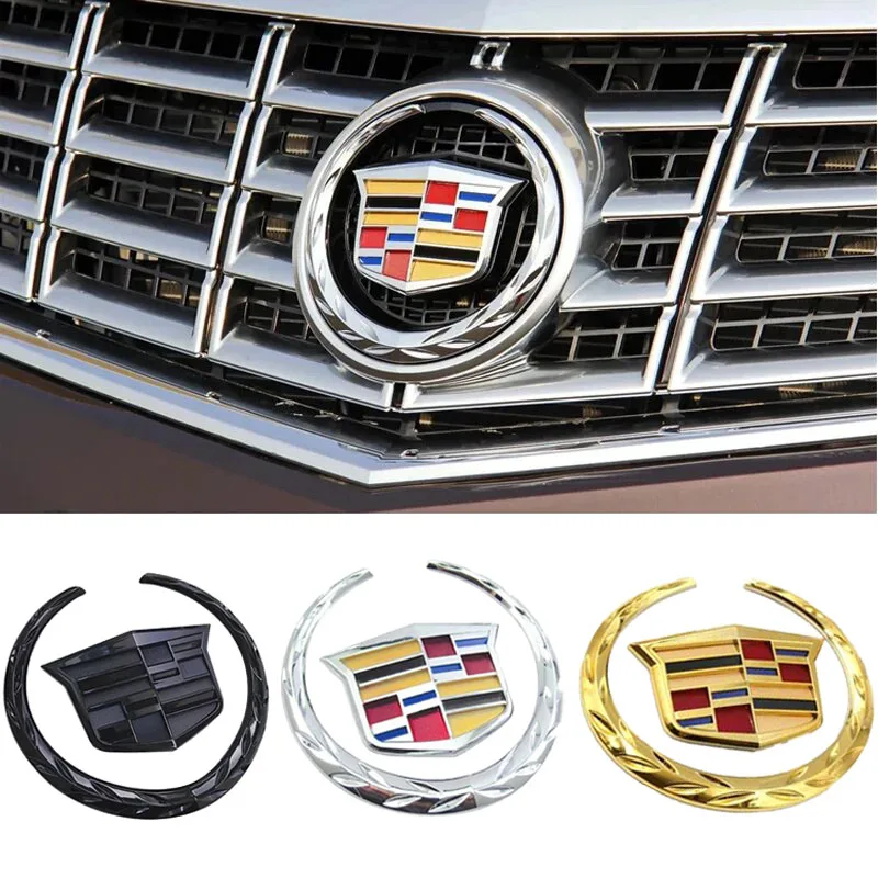 ABS Car Front Grille Center Emblem Cover For Cardillac SRX ATS XTS New ...