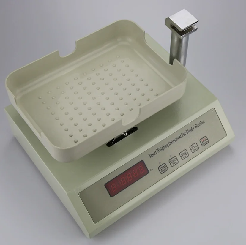 Hospital electronic blood collection weighing instrument 12A 12B blood ...