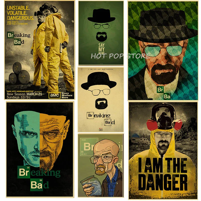 Breaking-bad-Poster-Retro-Poster-Hohe-Qualit-t-Malerei-Wand-DecorCanvas ...