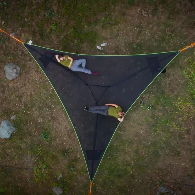 Breeze Hammock: Portable Triangle Hammock for Multi-Person Camping ...