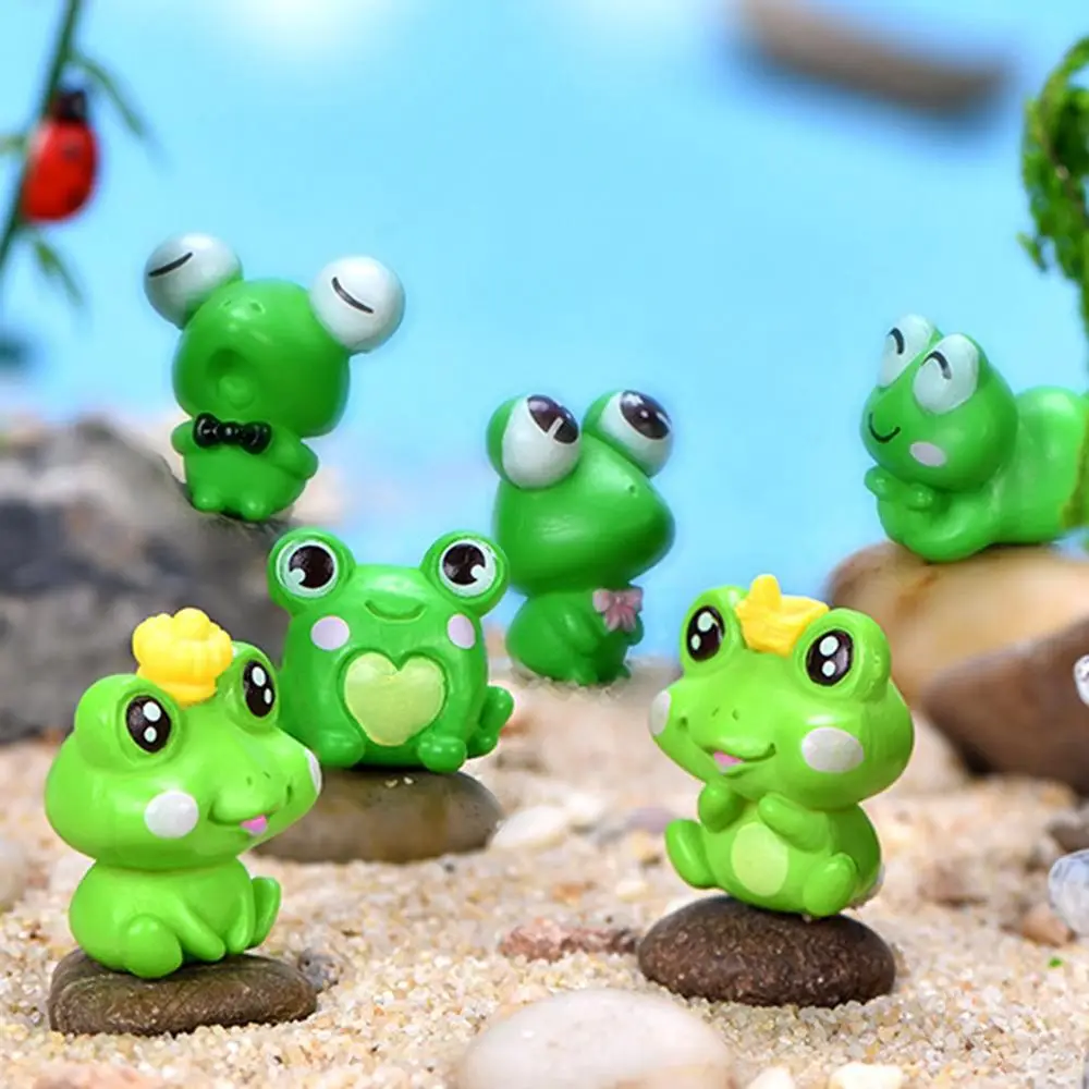 Mini-figuras-de-rana-de-animales-estatua-de-rana-en-miniatura-artesan ...
