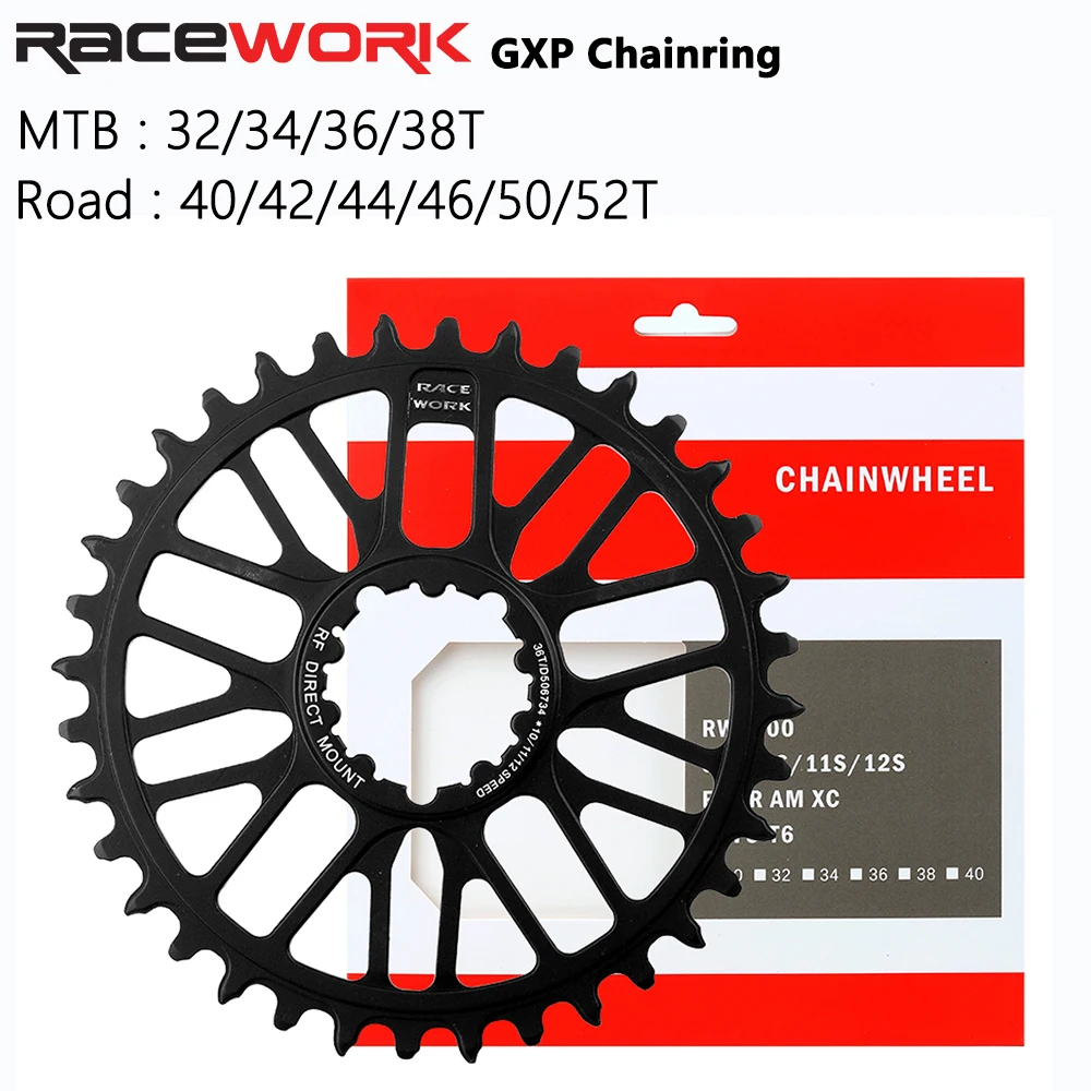 RACEWORK-MTB-Road-Bike-Chainring-Mountain-Bicycle-32T-34T-36T-38T-Crown ...