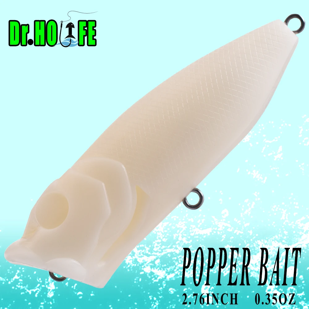 Dr-Holife-10PCS-LOT-Popper-Blanks-Topwater-Unpainted-Popper-Bodies-Lure ...