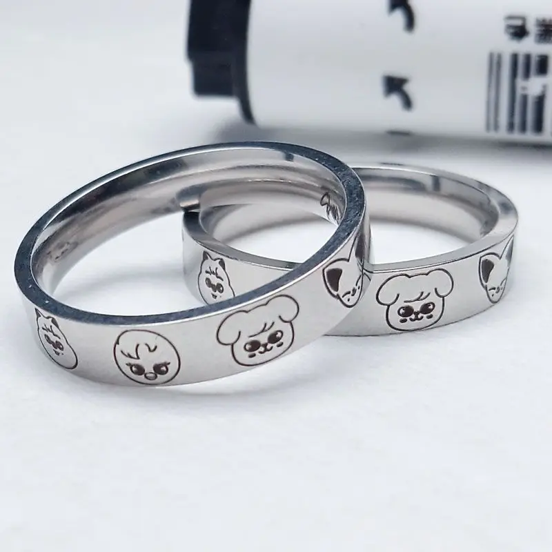Kpop-Stray-Kids-Skzoo-Ring-Finger-Silver-Cartoon-Cute-Fashion-Jewelry ...