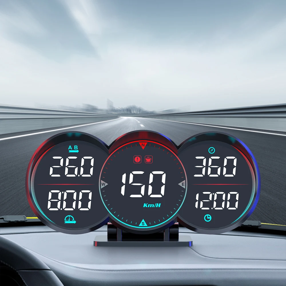 GPS-HUD-Speedometer-Head-Up-Display-Universal-Digital-Speed-Meter-Panel ...