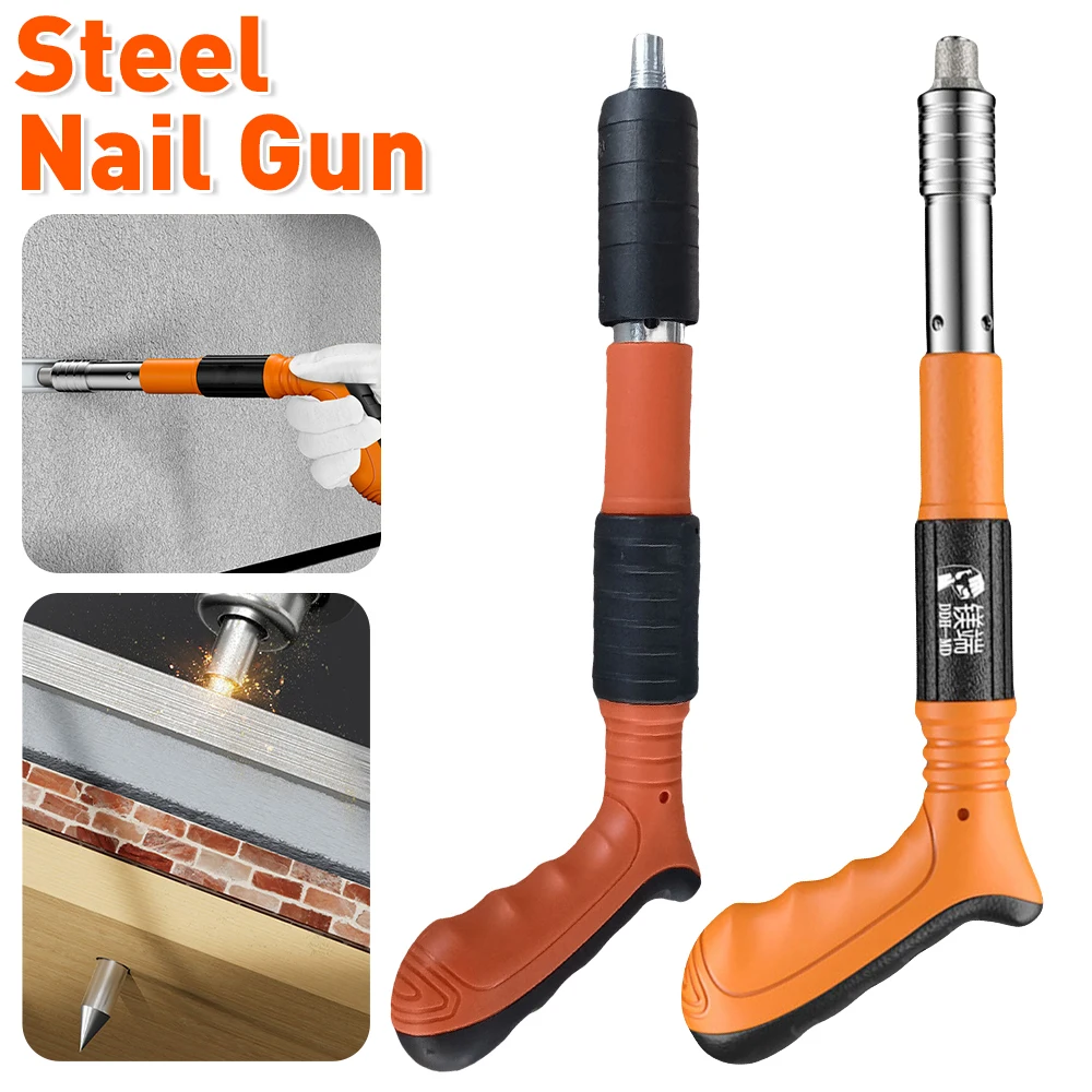 Steel-Nail-Gun-Silencing-Wall-Fastener-Manual-Air-Nailer-Adjustable ...
