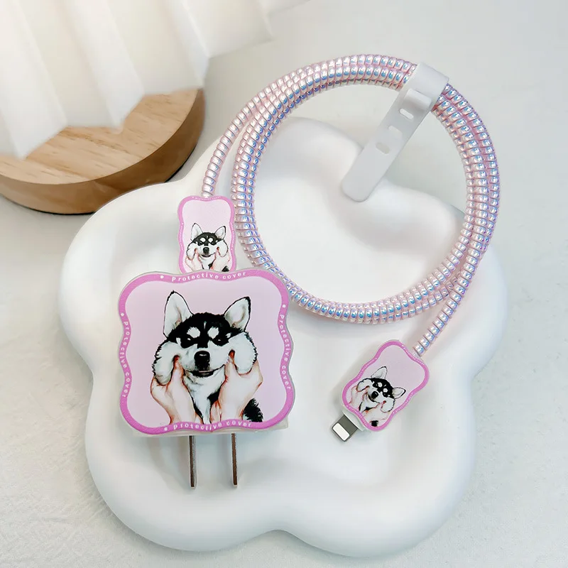 USB Cable Protection Case For iphone 18W 20W Original Charger Protector ...