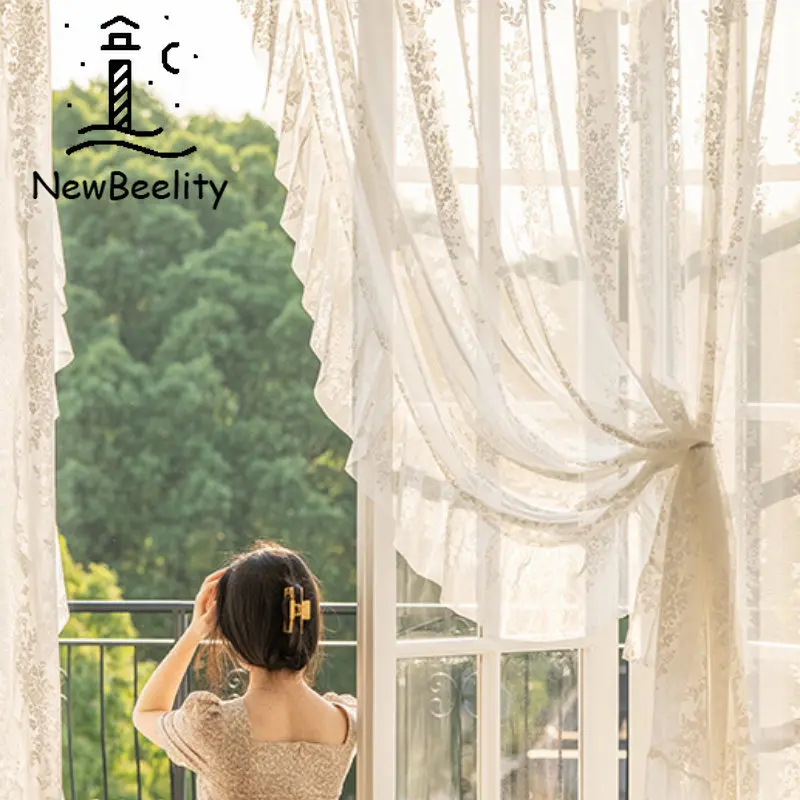 Transparent Light Is Not Transparent Ins Wind French Vintage Lace White ...
