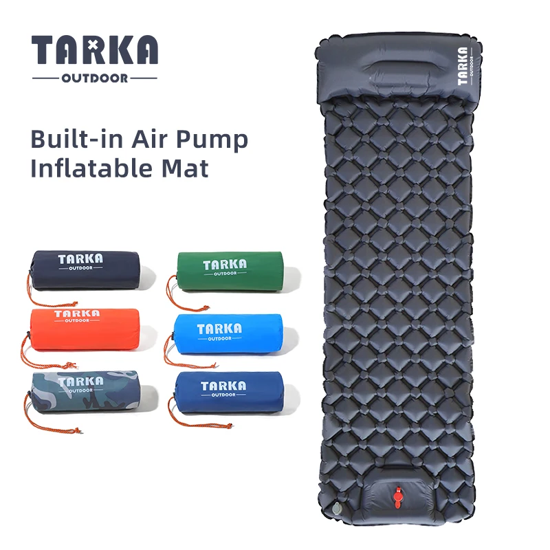 TARKA-Outdoor-Sleeping-Pad-Built-in-Inflator-Pump-Travel-Mat-Ultralight ...