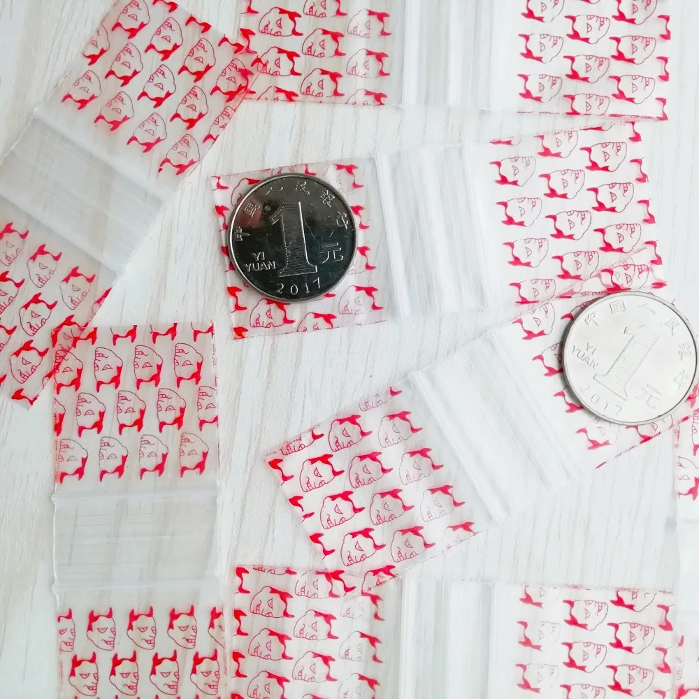 100pcs-Ziplock-Packing-Bags-Red-Devil-Print-125125-Reclosable-Plastic ...