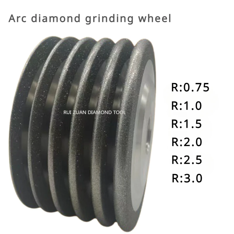 5-inch arc-shaped diamond grinding wheel slotted grinding wheel ...