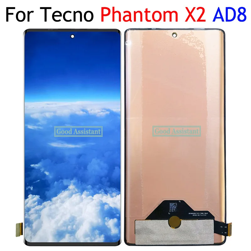 6-8-Inch-Black-AMOLED-For-Tecno-Phantom-X2-AD8-LCD-Display-Touch-Screen ...