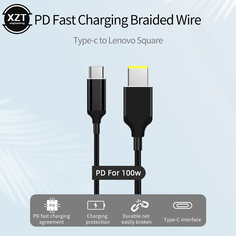 135W-90w-Laptop-100W-Type-C-PD-Charger-USB-C-to-USB-Slim-Square-Tip ...