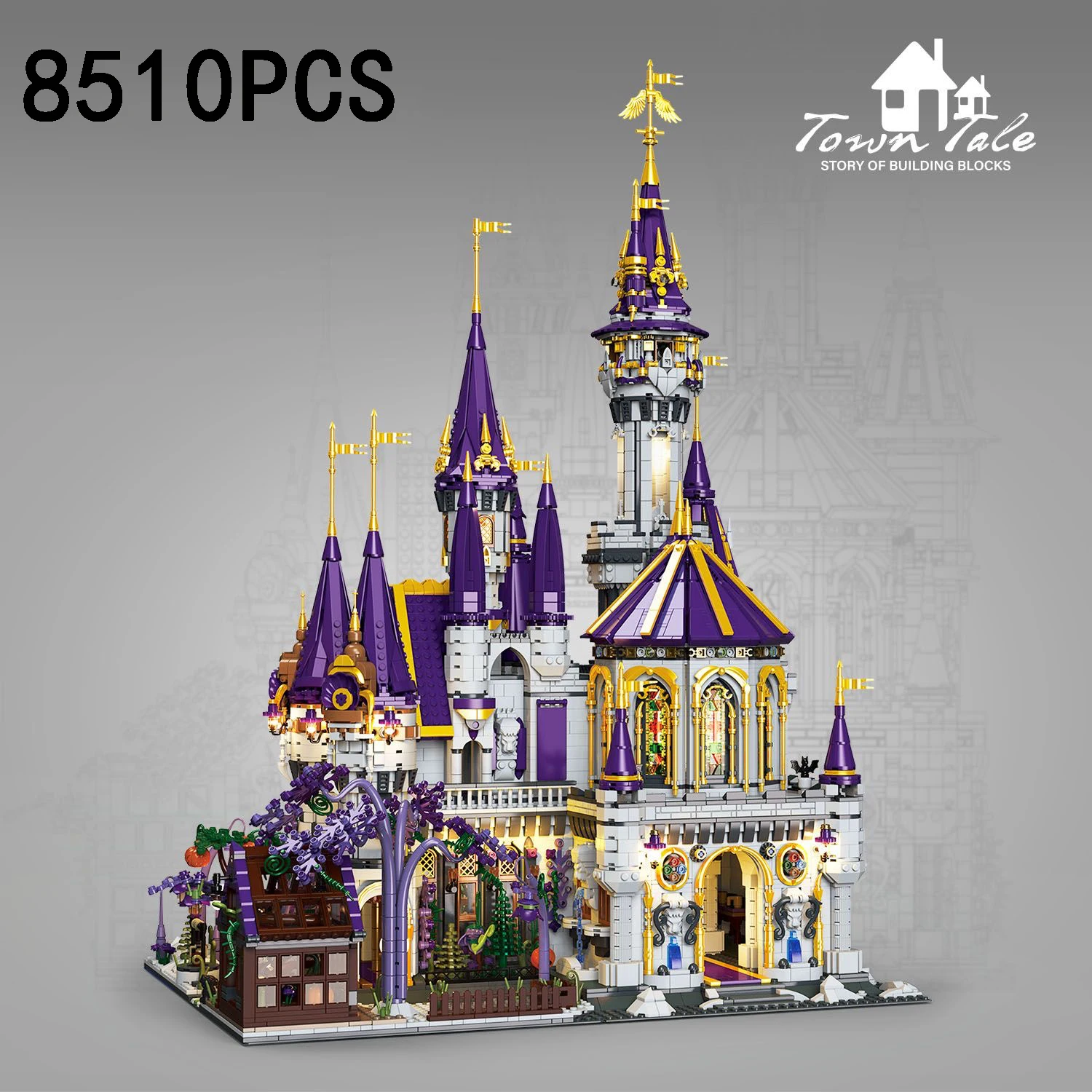 8510PCS-Magic-Castle-Building-Blocks-MOC-Building-Model-Kit-High ...