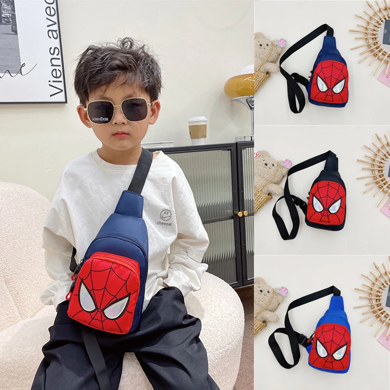 Disney Marvel Spiderman Children Shoulder Backpack Spider-Man Pattern ...