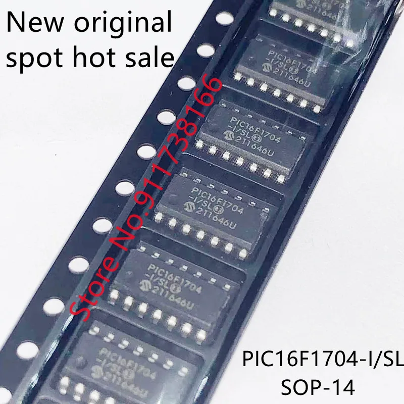 5PCS-LOT-brand-new-original-PIC16F1704-PIC16F1704-I-SL-SOP-14-8-bit ...