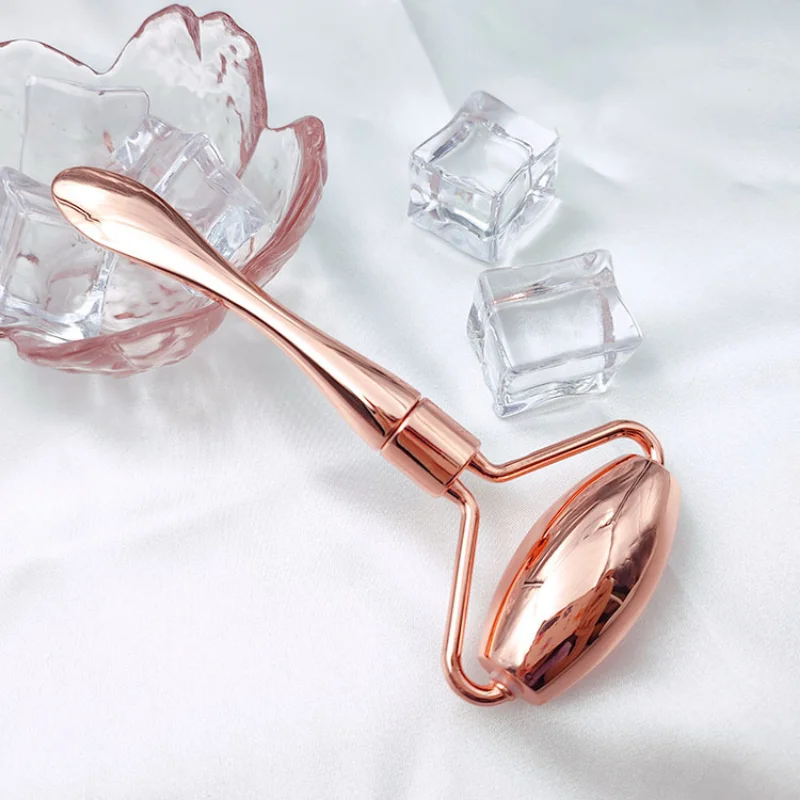 Stainless steel pointed roller spatula massage ball stone face roller ...