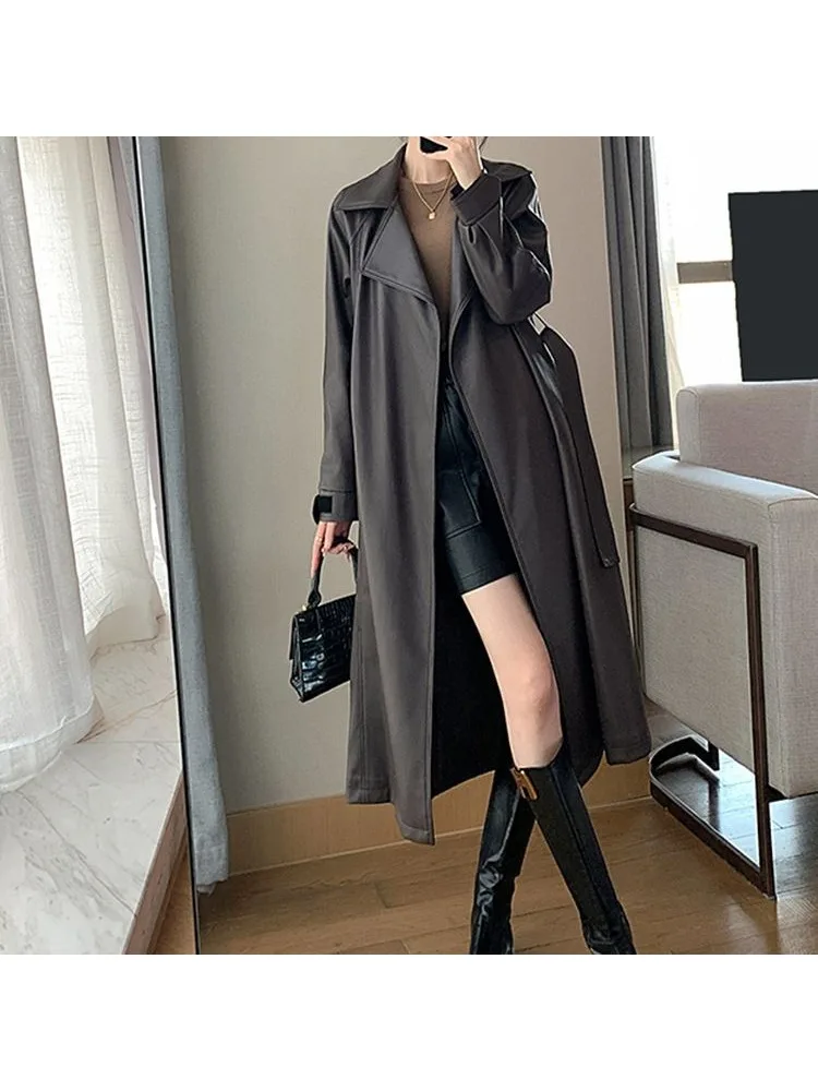 Women-s-Coat-Long-Pu-Leather-Over-the-knee-Leather-Jacket-for-Women ...