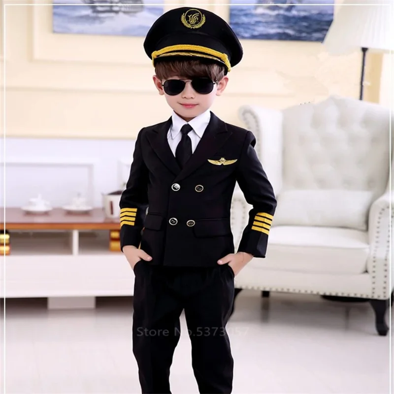 Halloween-Costumes-for-Kids-Aviation-Uniforms-Cosplay-Pilot-Flight ...