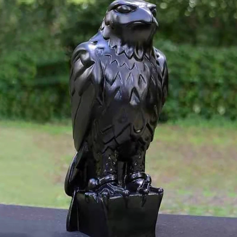 1 Piece Maltese Falcon Statue Shelf Decorations Black Resin Handmade ...
