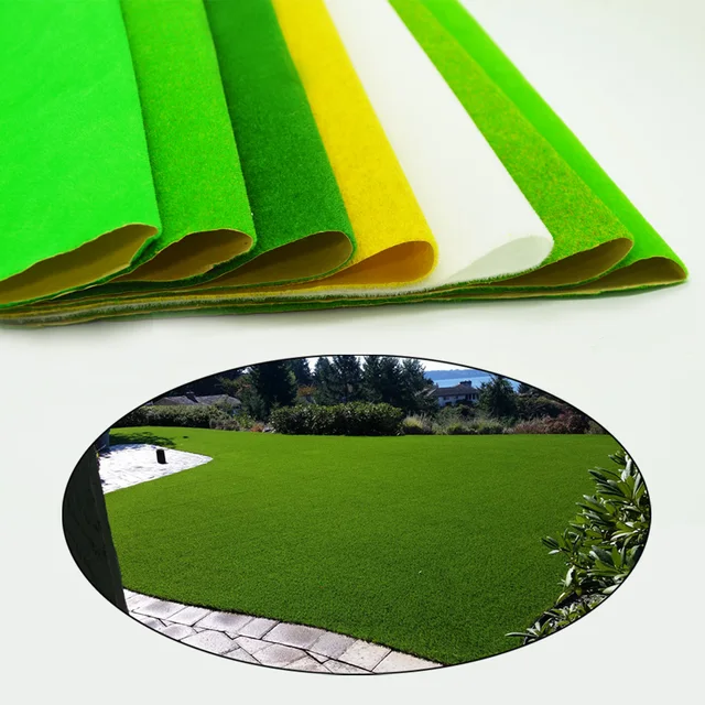 Dollhouse Artificial Turf Housoutil Model Grass Mat - DIY Fake ...