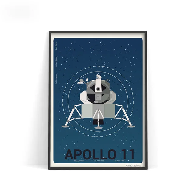Apollo Mission Logos Posters