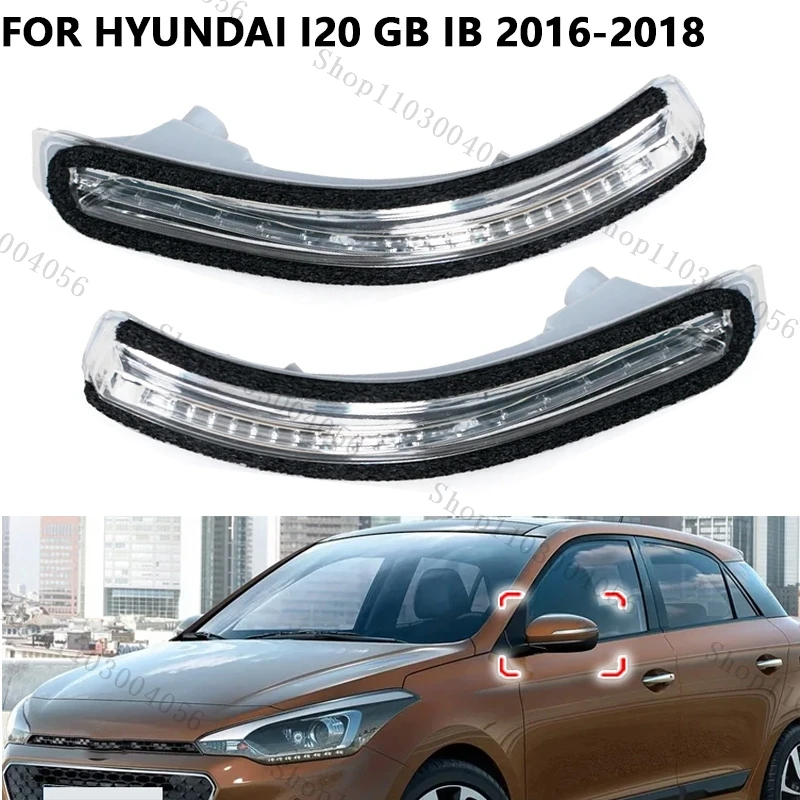 Car Rearview Mirror Turn Light Signal Lamp Accessories For Hyundai i20 ...