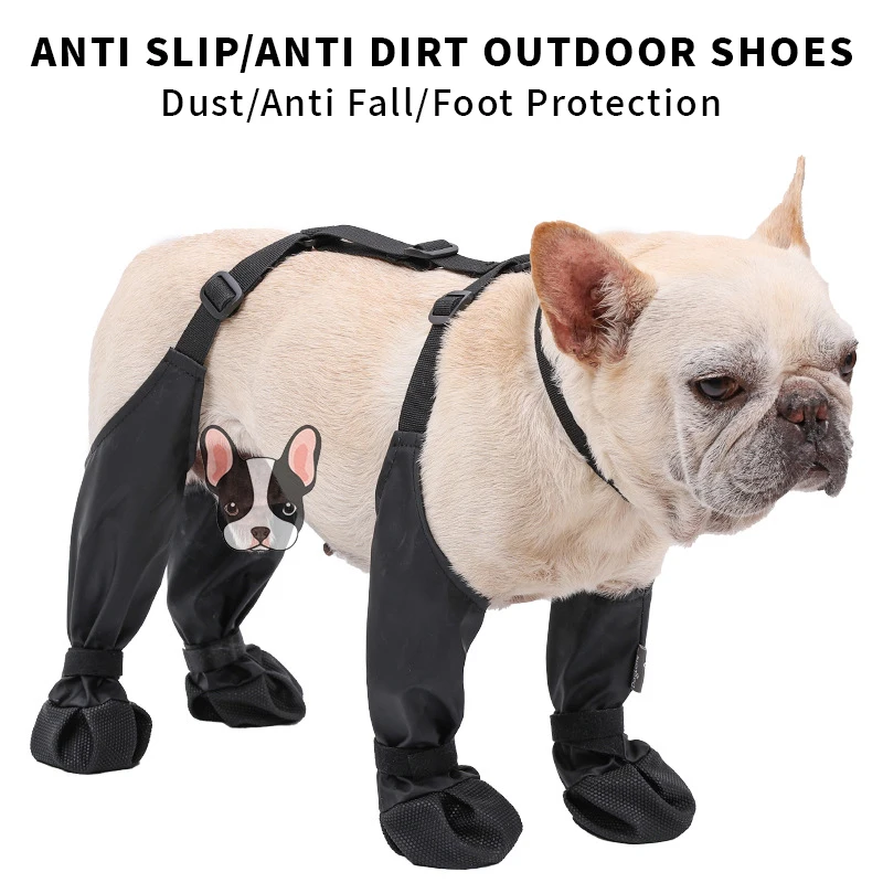 Dog-Shoes-Pet-WaterProof-Rainshoe-For-Small-Medium-Large-Dogs-Anti-slip ...