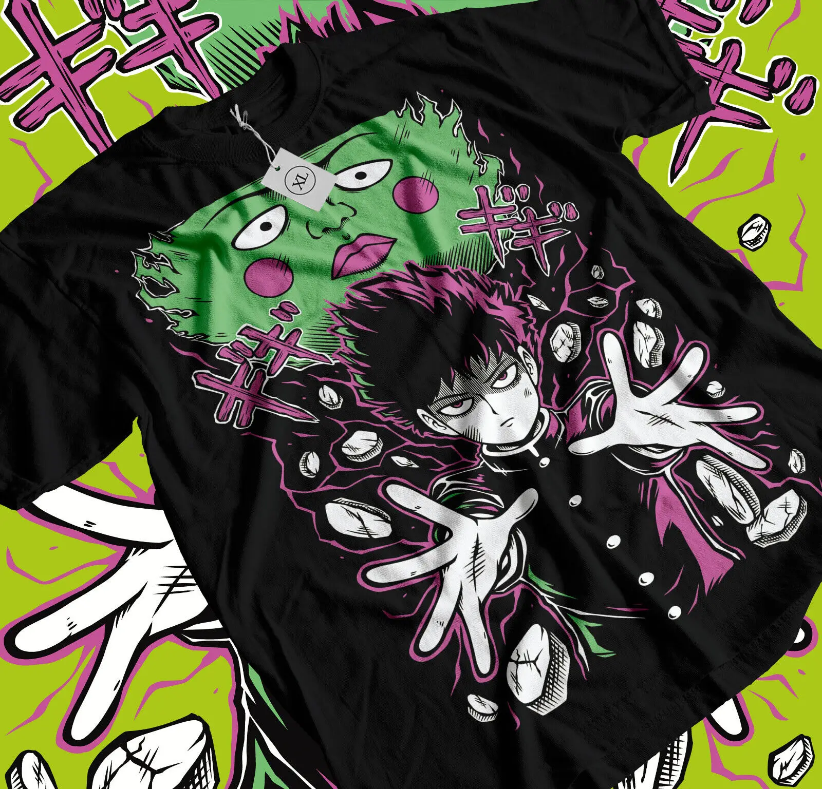 Camiseta-Mob-Psycho-100-Cast-Anime-Manga-Mob-Psycho-Dimple-todas-las ...