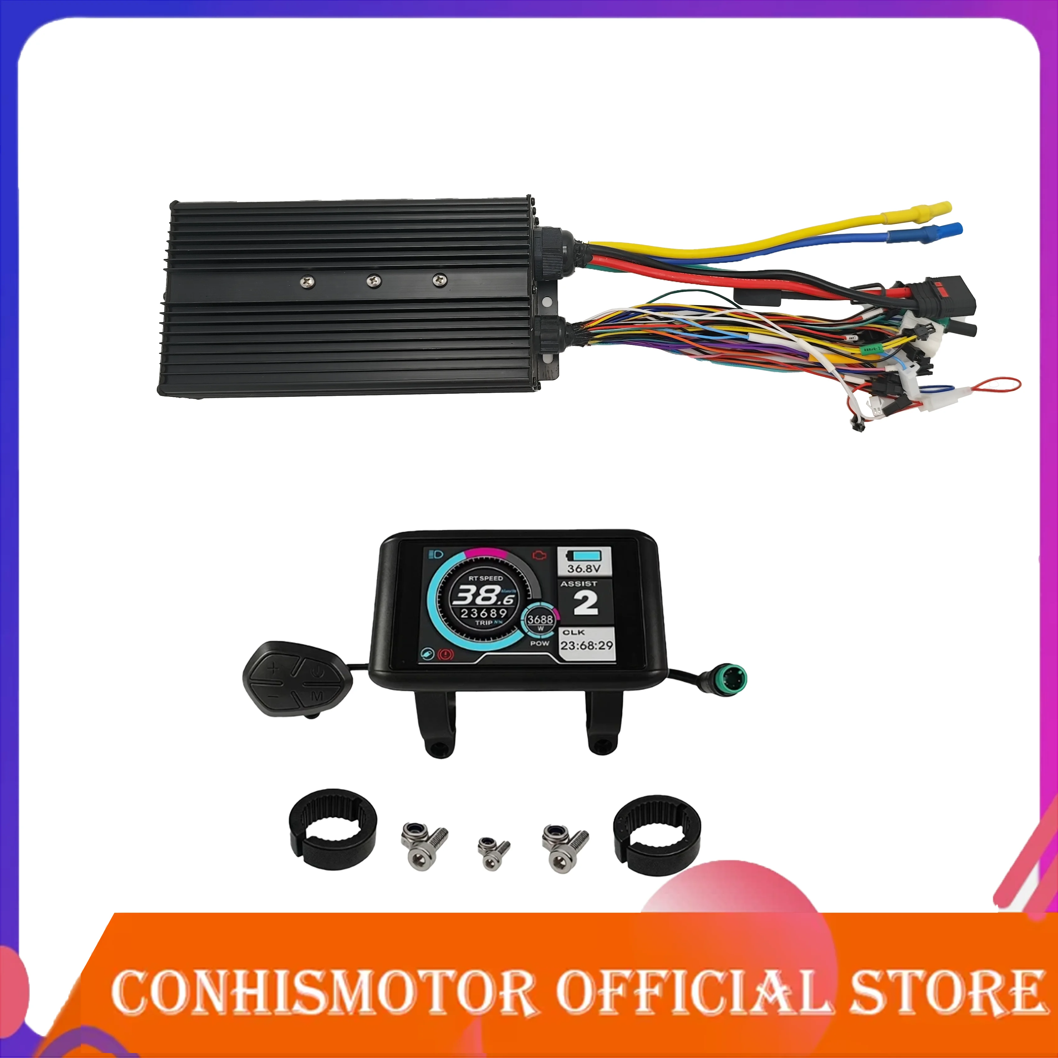 Ebike 48V/52V/60V/72V 3000W-5000W 100A Sine Wave ebike 24 MOSFET ...