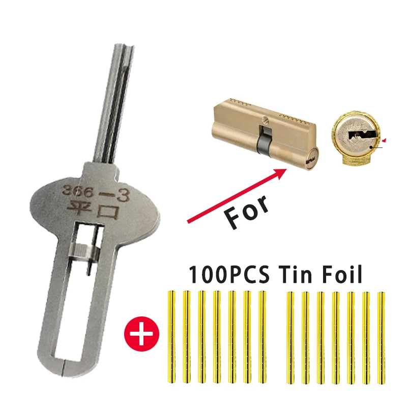 1 PCS AB Single Row Positive Slot Power Key With 100pcs Finished Tin ...