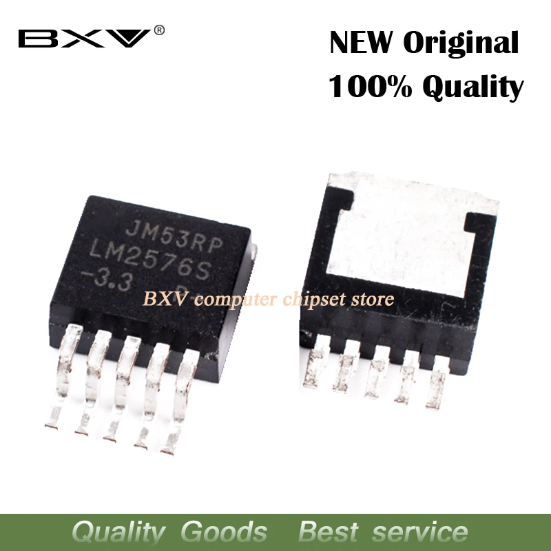 10PCS/LOT New LM2576S-3.3 LM2576S LM2576 2576 Buck regulator TO-263 IC ...